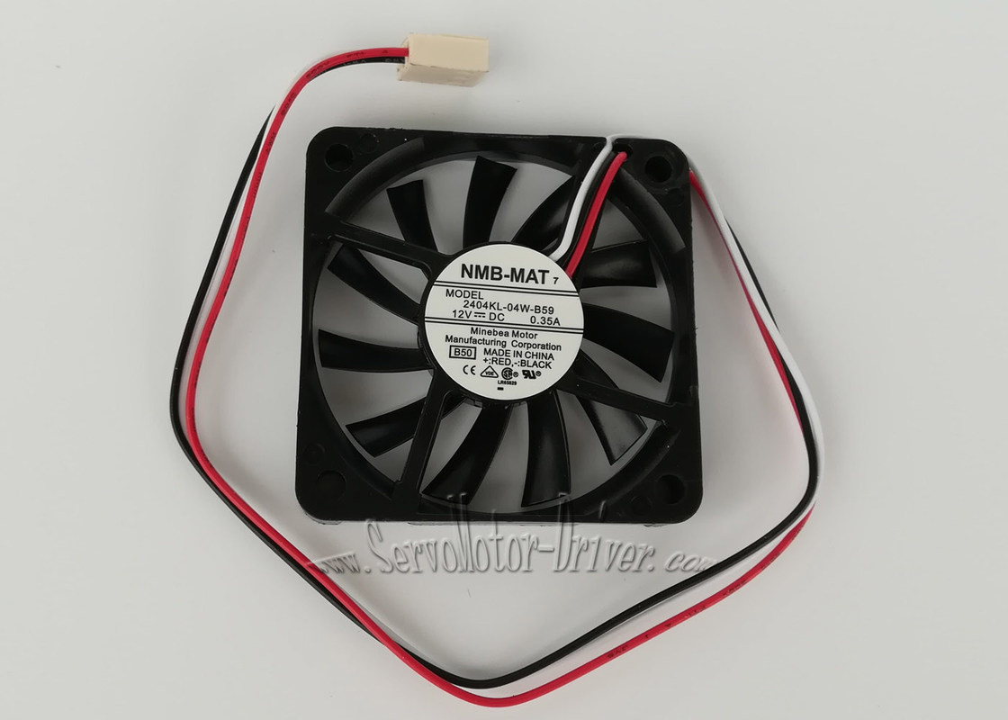 12V Servo NMB Cooling Fan , 7W Motor Power NMB Axial Fan 2404KL 04W B59
