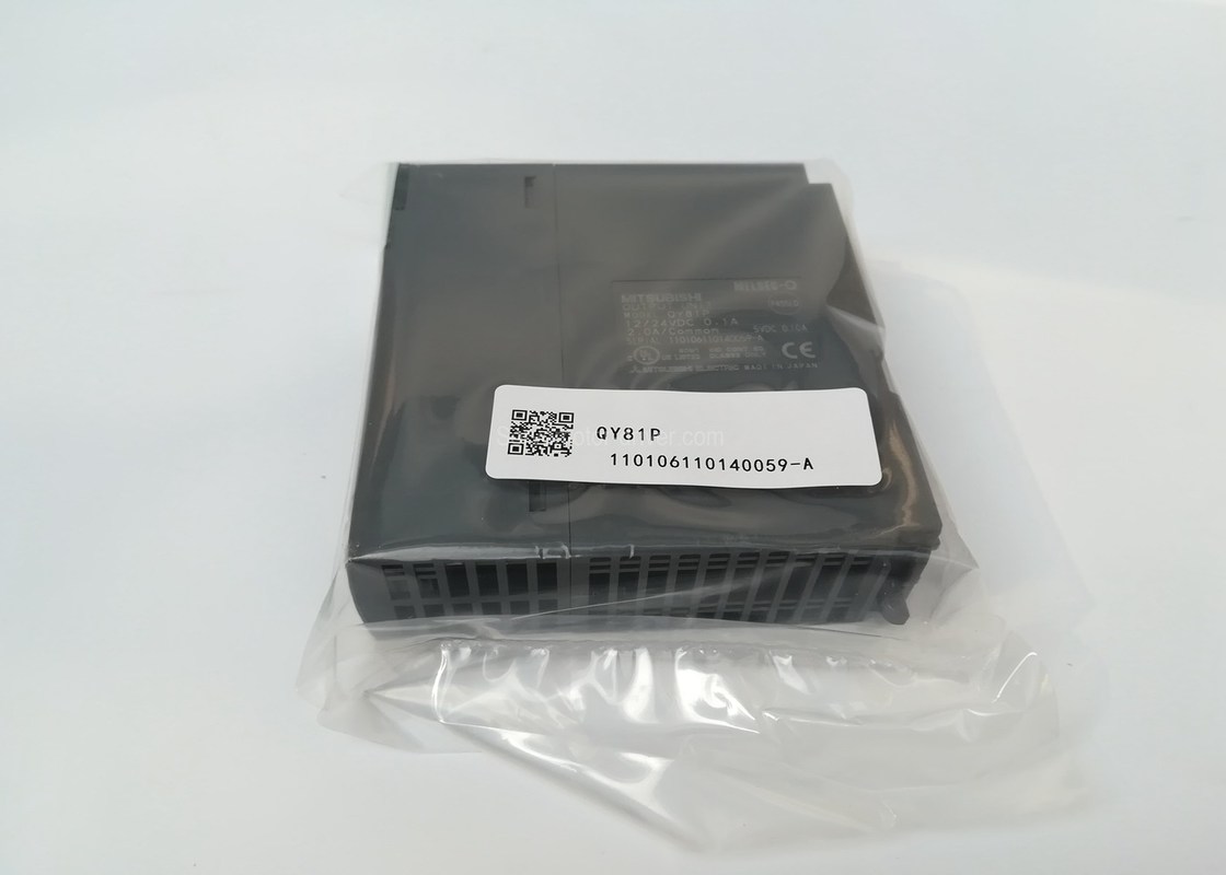 Mitsubishi QY81P MELSEC Q PLC I/O Module 32 Outputs 12 24 V dc, 98 x 27 ...