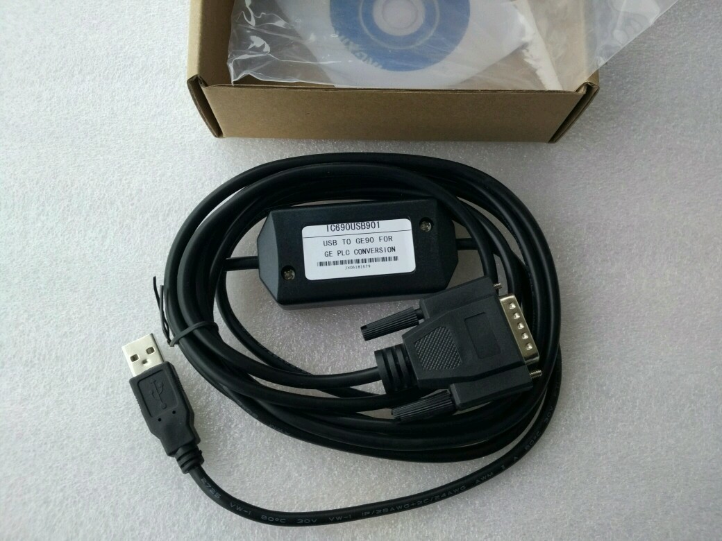 300-1Mbps Baud Rate Ge Fanuc Cable , GE90 Ge Fanuc Programming Cable ...