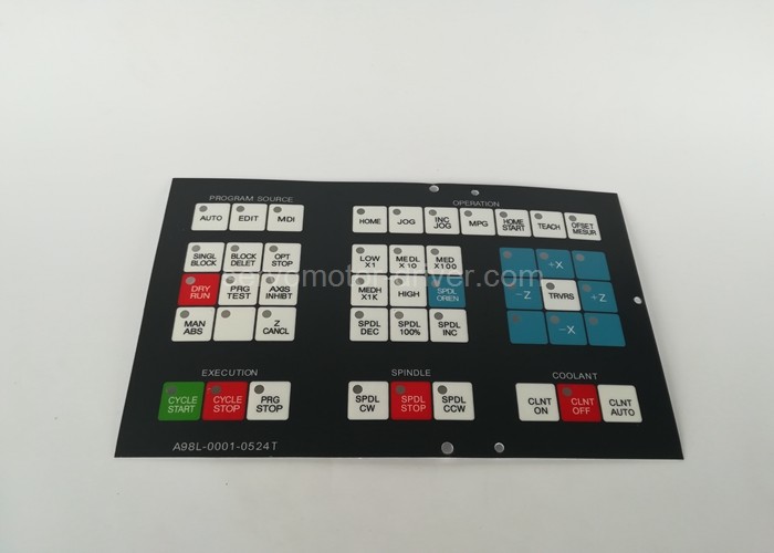Fanuc keysheet Membrane 46 keys A98L-0001-0524#T A98L 0001 0524#T